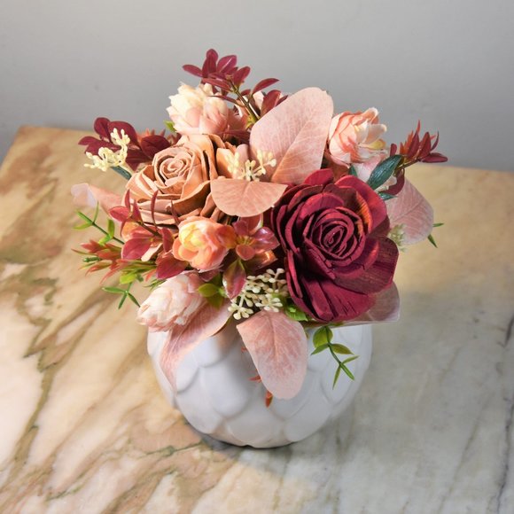 PeacefulSea | Accents | Wise Owl 4 Inch White Ceramic Owl Planter With ...